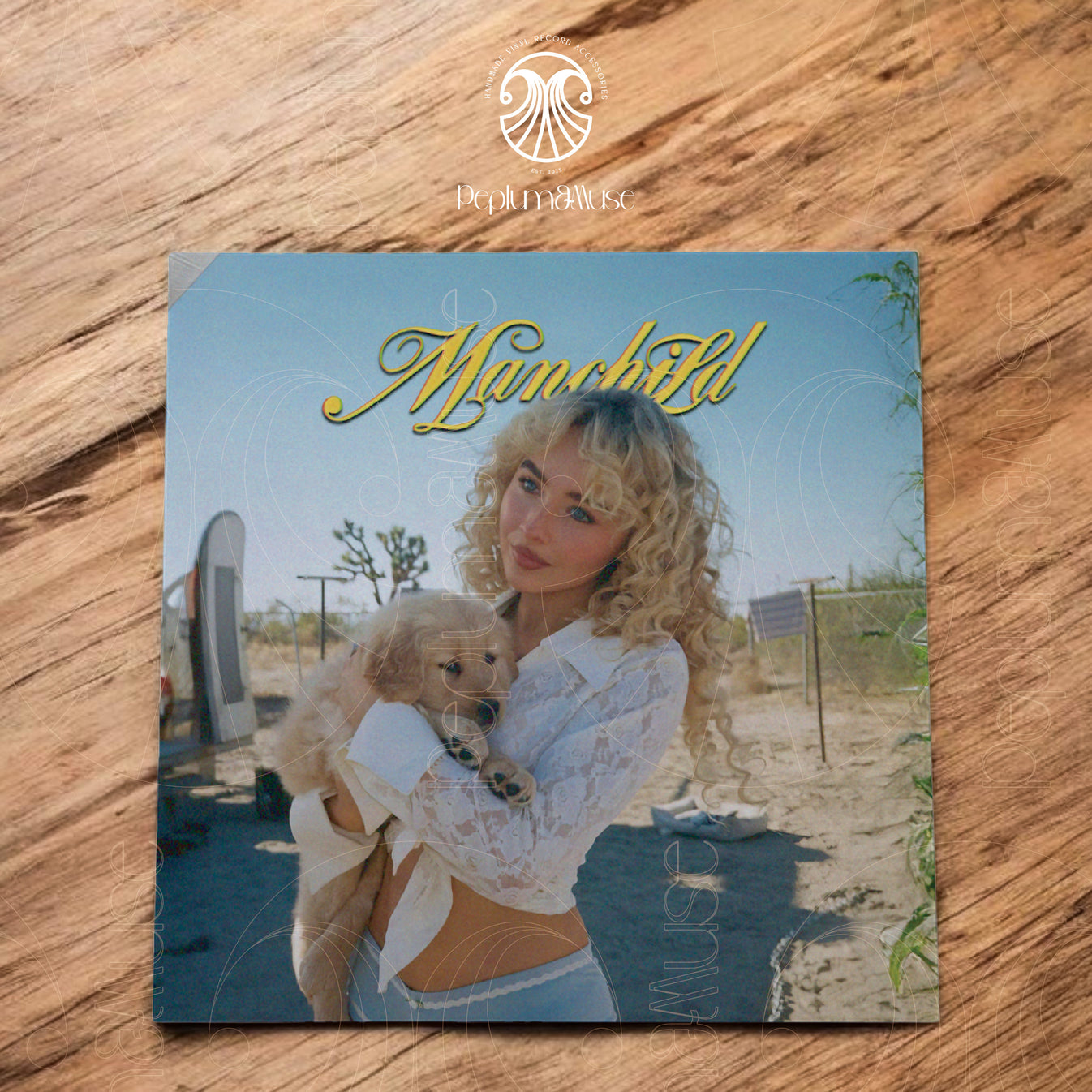 Manchild-inspired Custom Vinyl Sleeve/Jacket Design – Peplum & Muse